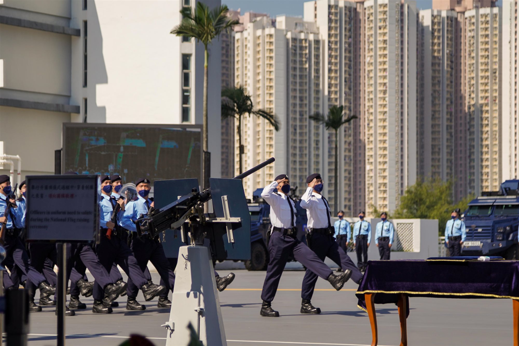 參觀「機動部隊基地」畢業禮
